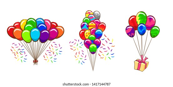 Balloon Vector Graphic Clipart Design Stock Vector (Royalty Free ...
