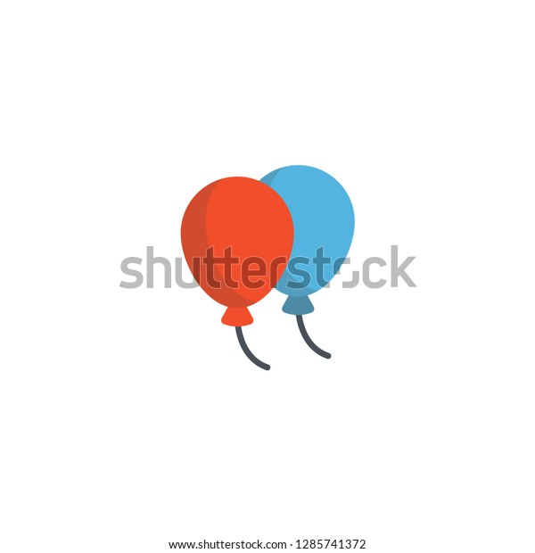 Balloons Cartoon Icon Stock Vector (Royalty Free) 1285741372 | Shutterstock
