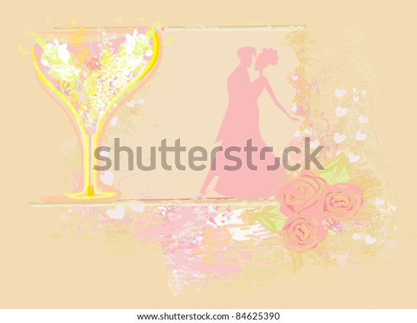 Ballroom Dancers Invitation Stock Vector (Royalty Free) 84625390 ...