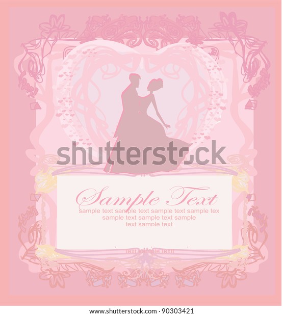 Ballroom Dancers Invitation Stock Vector (Royalty Free) 90303421 ...