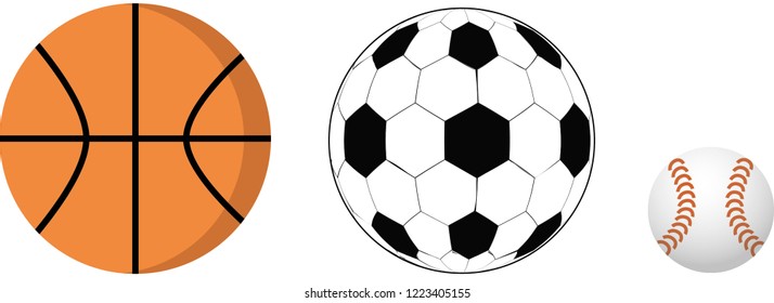 Balls Vector Type Ball Illustration Stock Vector (Royalty Free ...