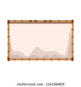 Bamboo Blank Sign Stock Vector (Royalty Free) 1261584829 | Shutterstock