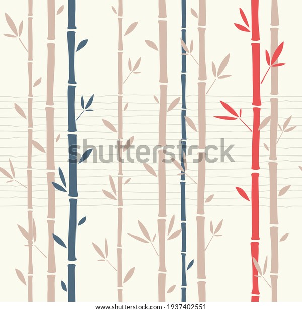 Bamboo Pattern Japan Lovers Stock Vector (Royalty Free) 1937402551 ...