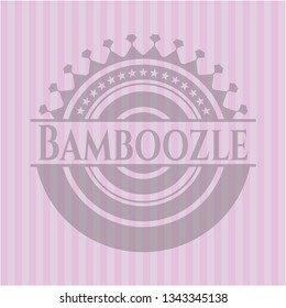 Bamboozle Retro Pink Emblem Stock Vector (Royalty Free) 1343345138 ...