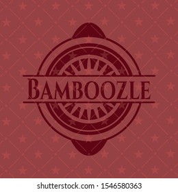 Bamboozle Vintage Red Emblem Vector Illustration Stock Vector (Royalty ...