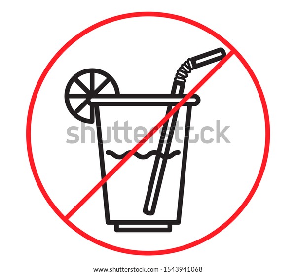 Ban Single Use Plastic Icon Eps Stock Vector (Royalty Free) 1543941068 ...