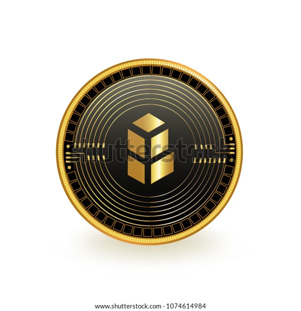 Bancor Cryptocurrency Coin Isolated Stock Vector (Royalty Free ...