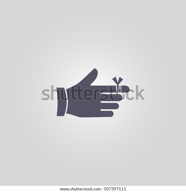 Bandaged Finger Icon Icon Design: vector de stock (libre de regalías ...