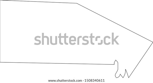 Bandera County Map State Texas 库存矢量图（免版税）1508340611 | Shutterstock