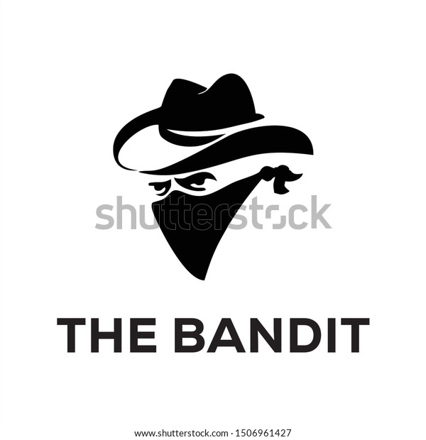 Bandit Image Logo Scarf Mask Logo Stock Vector (Royalty Free ...