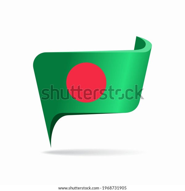 Bangladeshi Flag Map Pointer Layout Vector Stock Vector (Royalty Free ... Bangladeshi Flag Map Pointer Layout Vector Stock Vector (Royalty Free ...