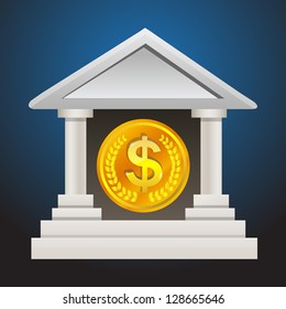 Bank Account Vector Stock Vector (Royalty Free) 128665646 | Shutterstock