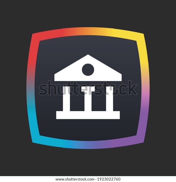 Bank App Icon Button Stock Vector (Royalty Free) 1923022760 | Shutterstock