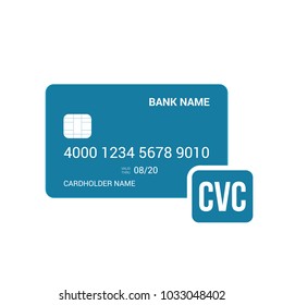 Bank Card Cvc Security Icon Vector Stock Vector (Royalty Free ...