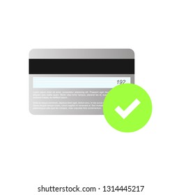 Bank Card Tick Icon Stock Vector (Royalty Free) 1314445217 | Shutterstock