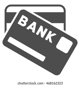 Bank Cards Icon Vector Style Flat Stock Vector (Royalty Free) 468162323 ...