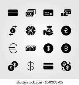 Geldsymbole setzen doodle Sketch Hand zeichnen.: Stock-Vektorgrafik ...