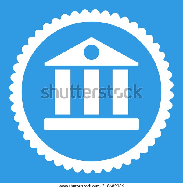 Bank Round Stamp Icon This Flat Stock Vector (Royalty Free) 318689966 ...