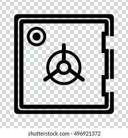 Bank Safe Icon Stock Vector (Royalty Free) 496921372 | Shutterstock
