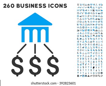 Bank Structure Icon Within 260 Vector Stock Vector (Royalty Free ...