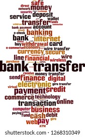 Bank Transfer Word Cloud Concept Vector Stock Vector (Royalty Free ...