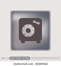 Bank Vault Safe Icon Stock Vector (Royalty Free) 303695462 | Shutterstock