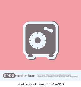 Bank Vault Safe Icon Stock Vector (Royalty Free) 445656310 | Shutterstock