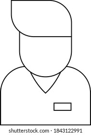 Bank Worker Vector Illustration Icon Stock Vector (Royalty Free ...