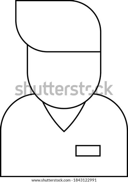 Bank Worker Vector Illustration Icon Stock Vector (Royalty Free ...