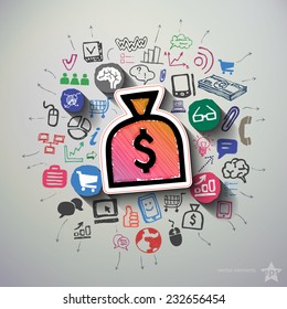 426 Banking collage art elements Images, Stock Photos & Vectors ...