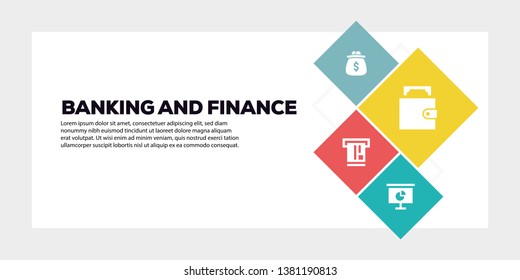 Banking Finance Banner Concept Stock Vector (Royalty Free) 1381190813 ...