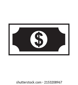 Banknote Icon Vector Illustration Symbol Stock Vector (Royalty Free ...