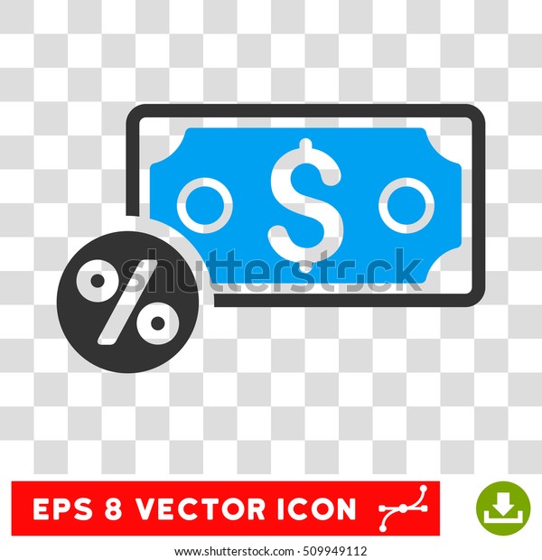 Banknote Percent Eps Vector Pictograph Illustration Stock Vector ...