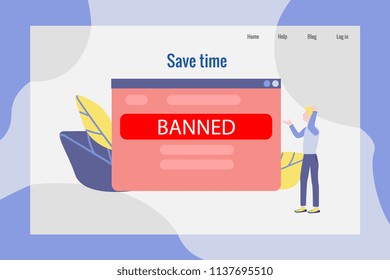 116 Unauthorized Page Stock Vectors, Images & Vector Art | Shutterstock