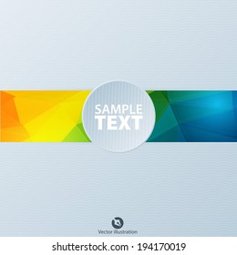 Banner Color Background Stock Vector (Royalty Free) 194170019 ...