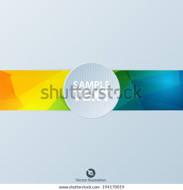 Banner Color Background Stock Vector (Royalty Free) 194170019 ...