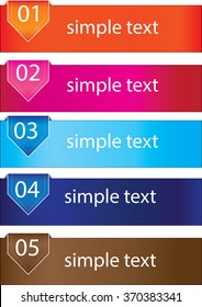 Banner Color Full Vector Infographic Stock Vector (Royalty Free ...