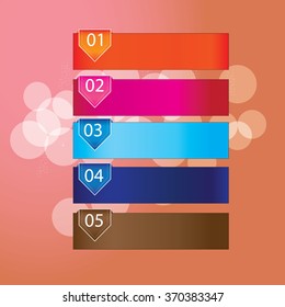Banner Color Full Vector Infographic Stock Vector (Royalty Free ...
