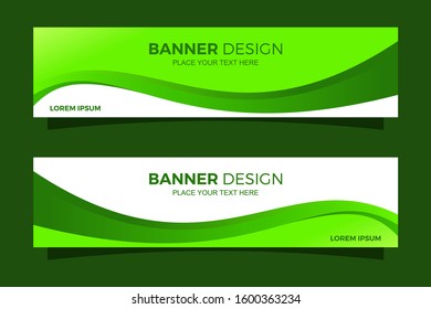 Environment Web Banner Design Professional Web Stock Vector (Royalty ...