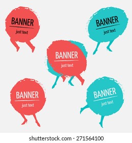 Banner Frame Legs Stock Vector (Royalty Free) 271564100 | Shutterstock