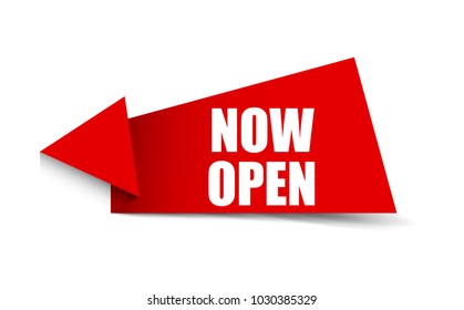 2,360 Now open sticker Images, Stock Photos & Vectors | Shutterstock