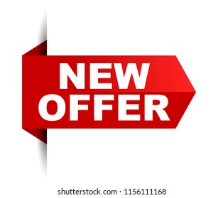 Banner New Offer Stock Vector (Royalty Free) 1156111168 | Shutterstock