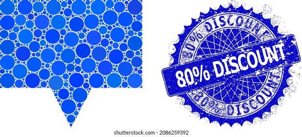 Banner Vector Collage Circle Dots Variable Stock Vector (Royalty Free ...