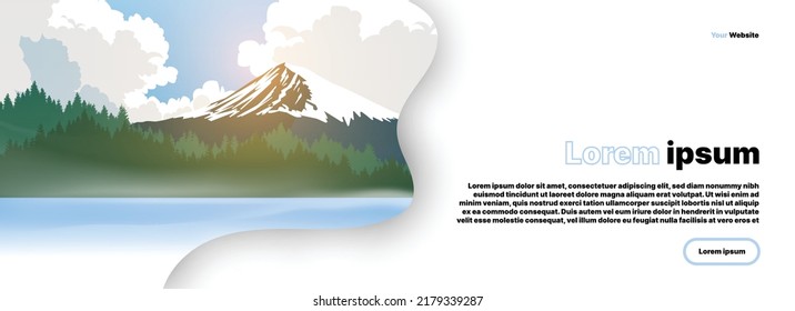 4,187 Mountain header Stock Illustrations, Images & Vectors | Shutterstock
