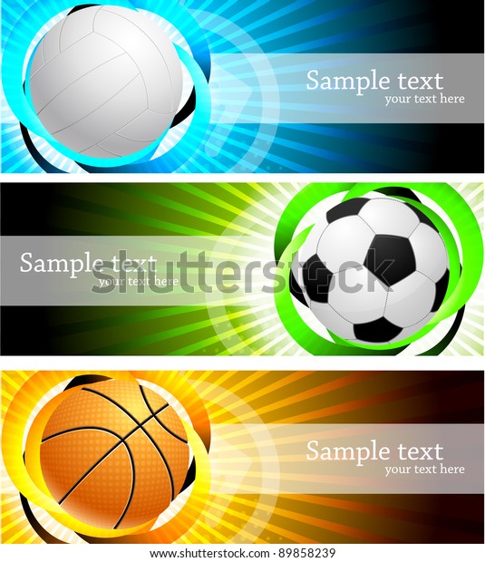 Banners Ball Stock Vector (Royalty Free) 89858239 | Shutterstock