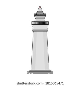 Banten Tower Landmark Vector Icon Stock Vector (Royalty Free ...