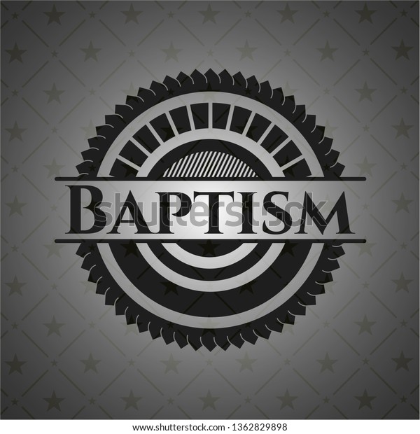 Baptism Dark Emblem Stock Vector (Royalty Free) 1362829898 | Shutterstock