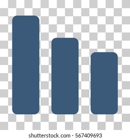 Bar Chart Decrease Vector Pictogram Illustration: vector de stock ...