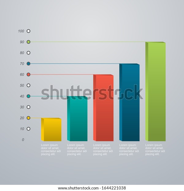 Bar Chart Graph Diagram Financial Analytic Stock Vector (Royalty Free ...