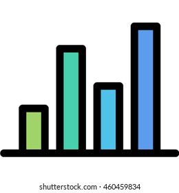 Bar Chart Outline Icon Stock Vector (Royalty Free) 460459834 | Shutterstock